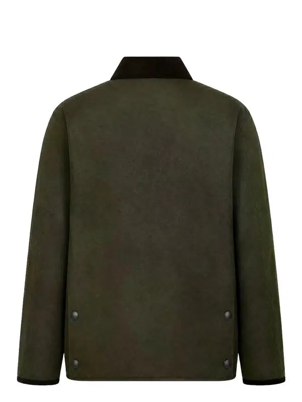 Barbour Short Liddesdale Waxed Jacket - Green