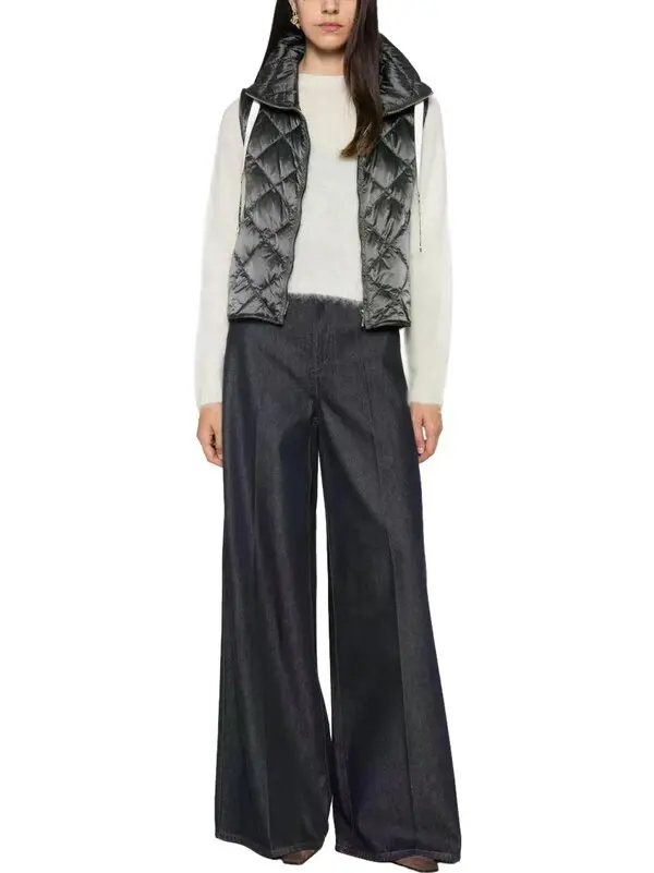 Max Mara The Cube Quilted Gilet - Grey
