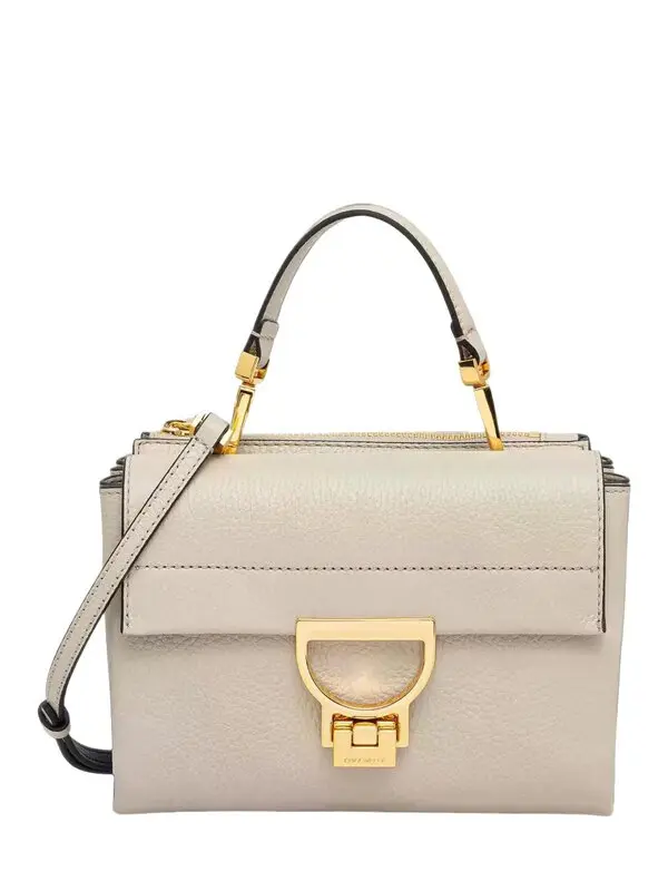 COCCINELLE Small Arlettis Leather Tote Bag - Neutrals