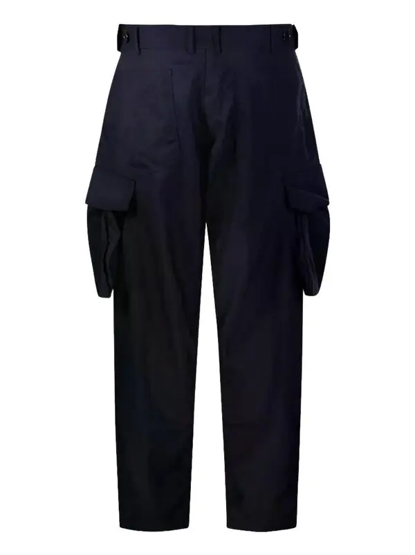 Comme Des Garçons Multi-pocket Cargo Pants - Blue