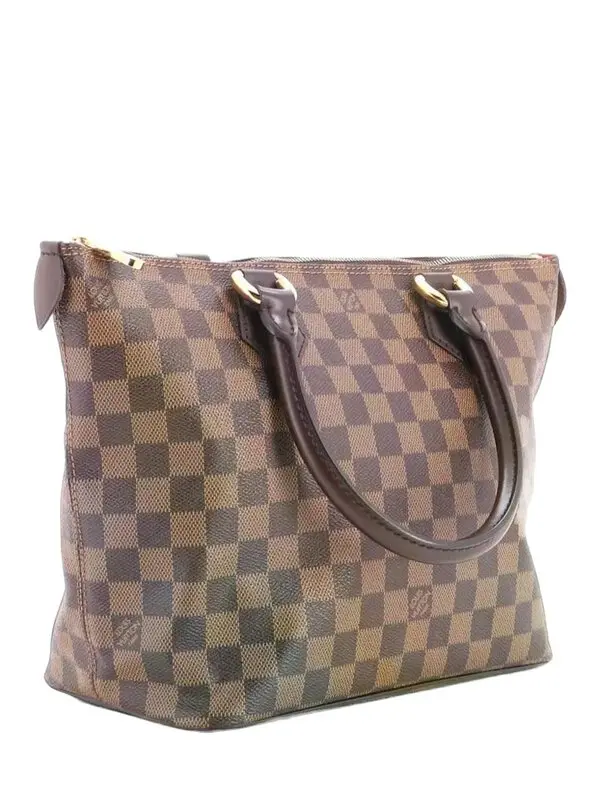 LOUIS VUITTON Saleya Handbag Damier Pm Tote Bag - Brown