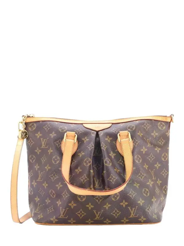 LOUIS VUITTON Palermo Handbag Monogram Canvas Pm Tote Bag - Brown
