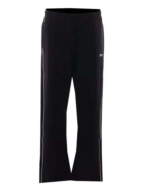 REPRESENT Logo-embroidered Side-stripe Track Pants - Black