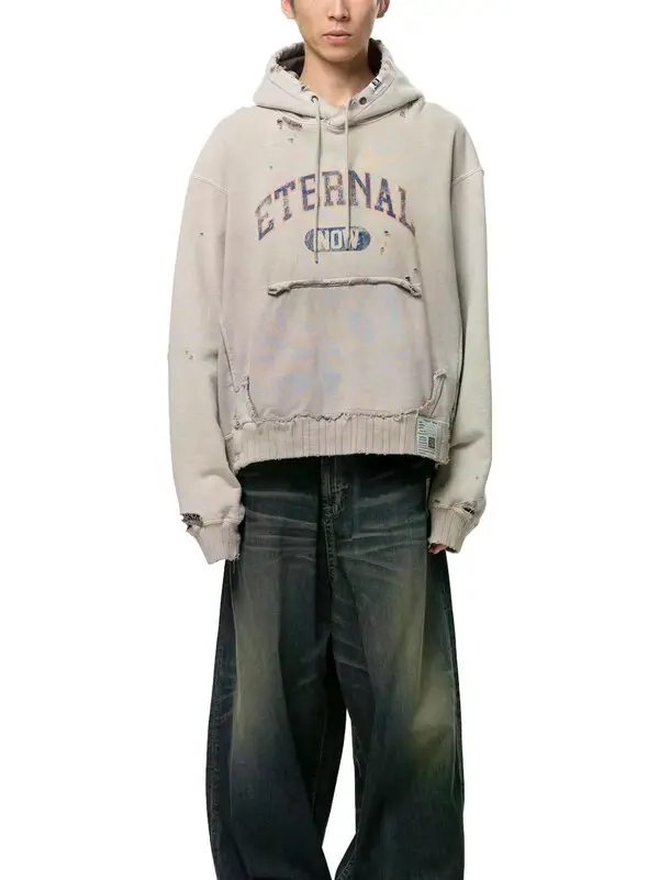 Mihara Yasuhiro Sun-faded Like Hoodie - Neutrals