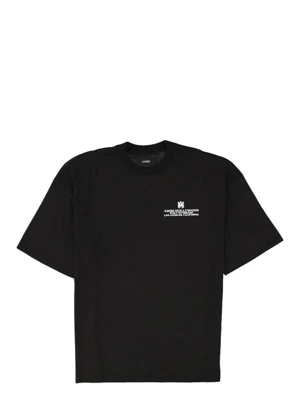 Amiri T-shirt Built On Dreams - Black