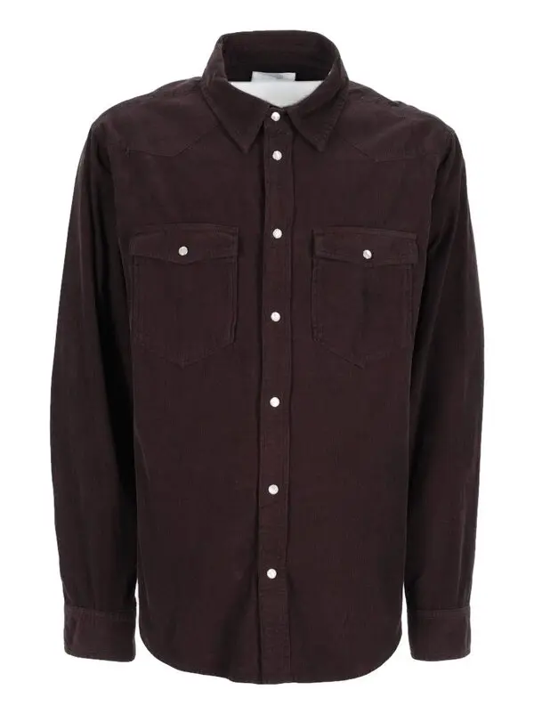 Isabel Marant Étoile Marant Camicia Vasco In Cotone - Brown