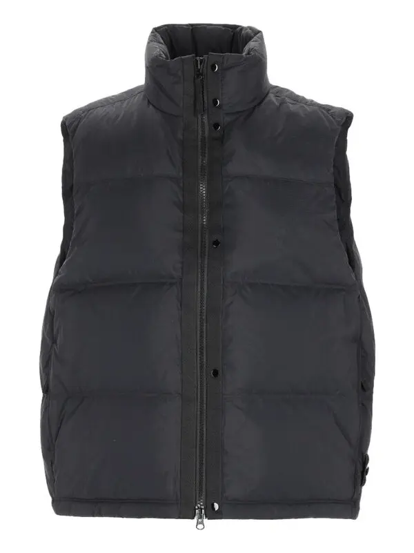 Stone Island Smanicato Antistrappo Imbottito In Piuma - Black