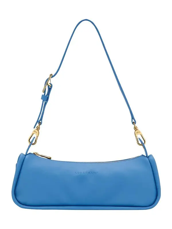 Longchamp Roseau Small Leather Shoulder Bag - Azure