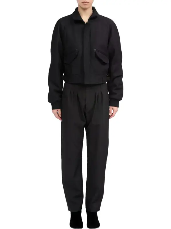 MAISON MARGIELA Flap-pocket Bomber Jacket - Black