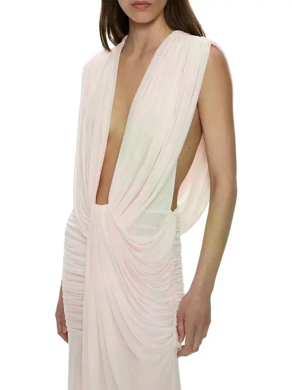 Christopher Esber Ripple-drape Maxi Dress - Pink