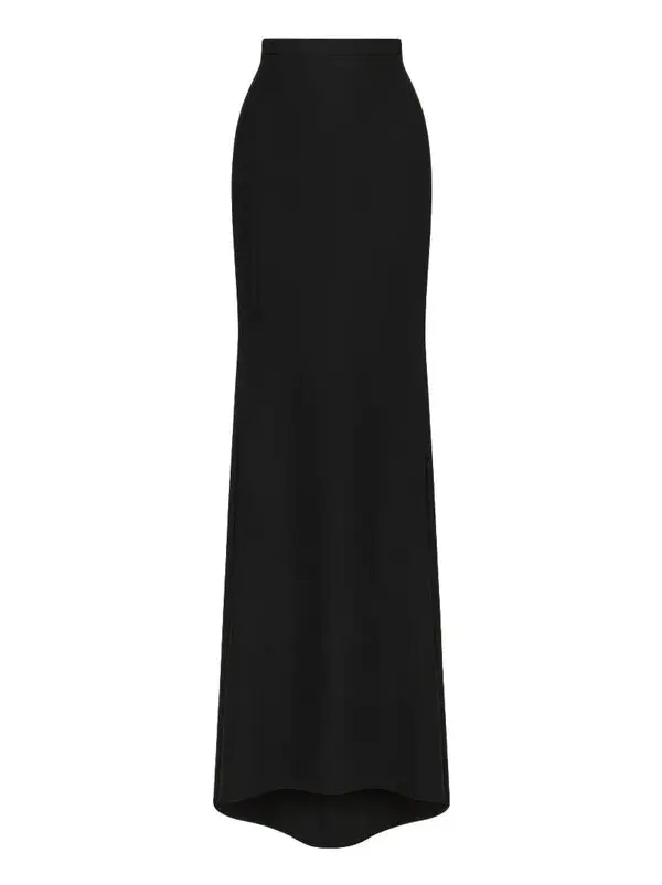 Valentino Garavani Cady Couture Maxi Skirt - Black