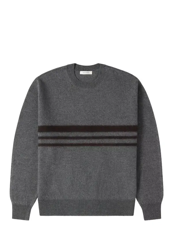 CRAIG GREEN Felt-stripe Sweater - Grey