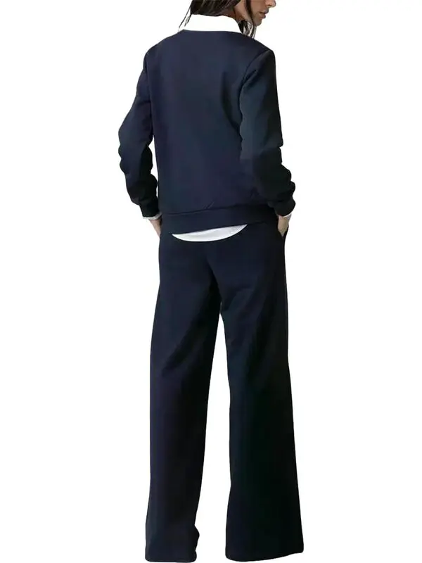 GAELLE PARIS Fleece Track Pants - Blue
