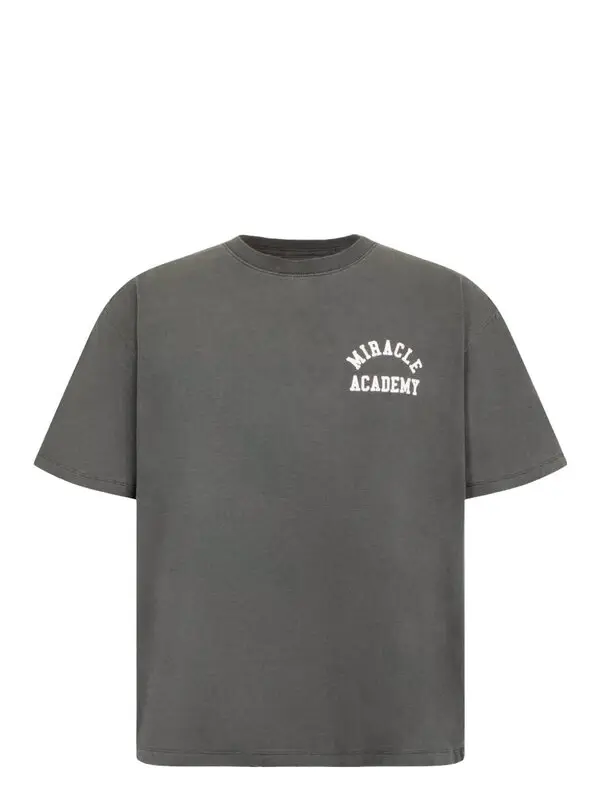 NAHMIAS Miracle Academy Boxy Cotton T-shirt - Grey