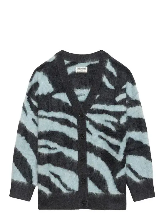 Zadig&Voltaire Arpa Cashmere Cardigan - Anthracite