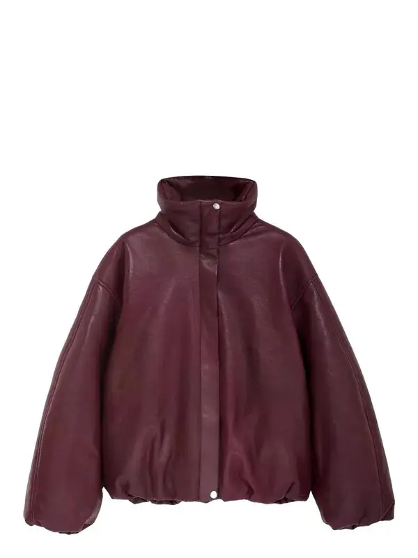 ANINE BING Cyrus Jacket Burgundy Recycled Jacket - Red