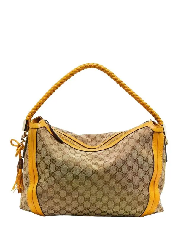 Gucci Medium Bella Gg Canvas Tote Bag - Neutrals
