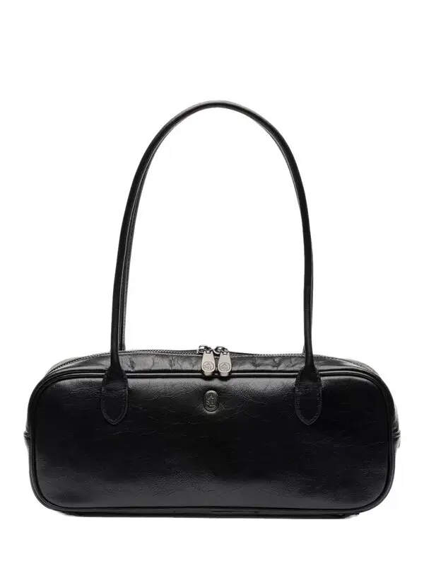 Ash Boom Leather Tote Bag - Black