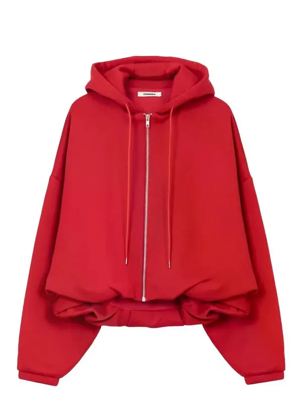 CORDERA Balloon Hooded Jacket - Red