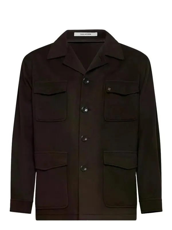 Tagliatore Milton Patch-pocket Shirt Jacket - Brown