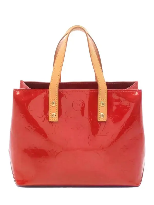 LOUIS VUITTON 2007 Monogram Vernis Reade Pm Handbag - Red