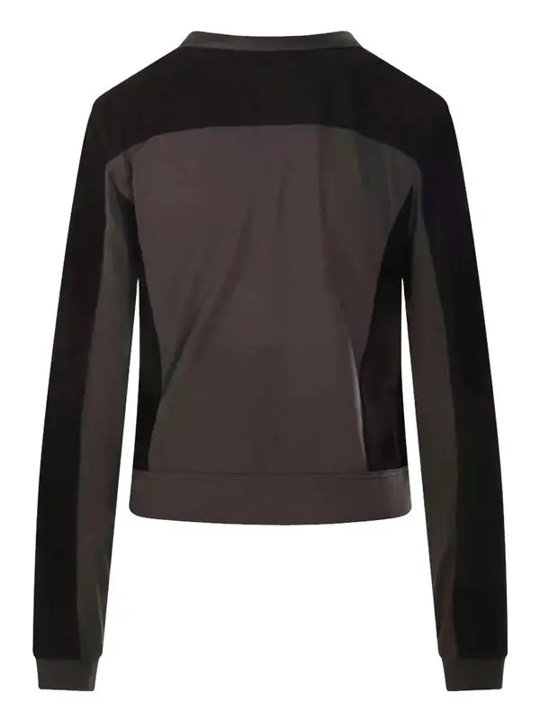 Max Mara Suede-panelled V-neck Cardigan - Brown