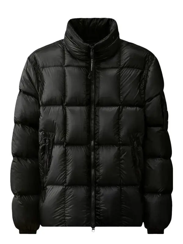 C.P. COMPANY Quilted High-neck Jacket - Black