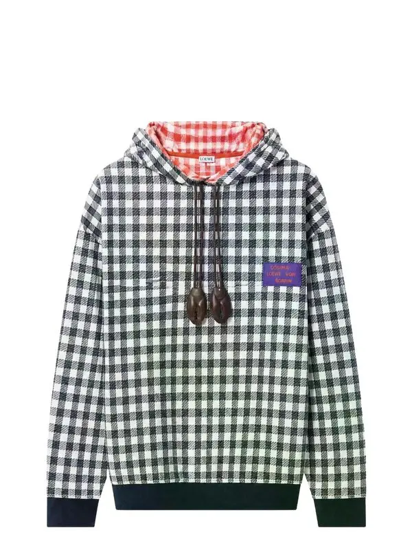 Loewe X Cosima Von Bonin Hoodie In Cotton - Blue