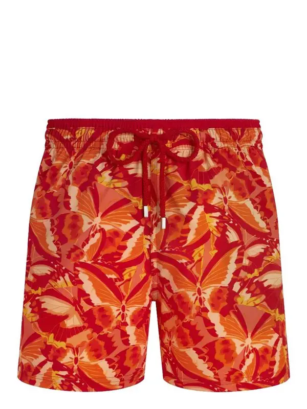 Vilebrequin Dama Pintada Swim Shorts - Red