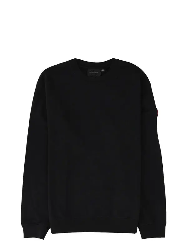 Canada Goose Felpa Con Patch Logo - Black