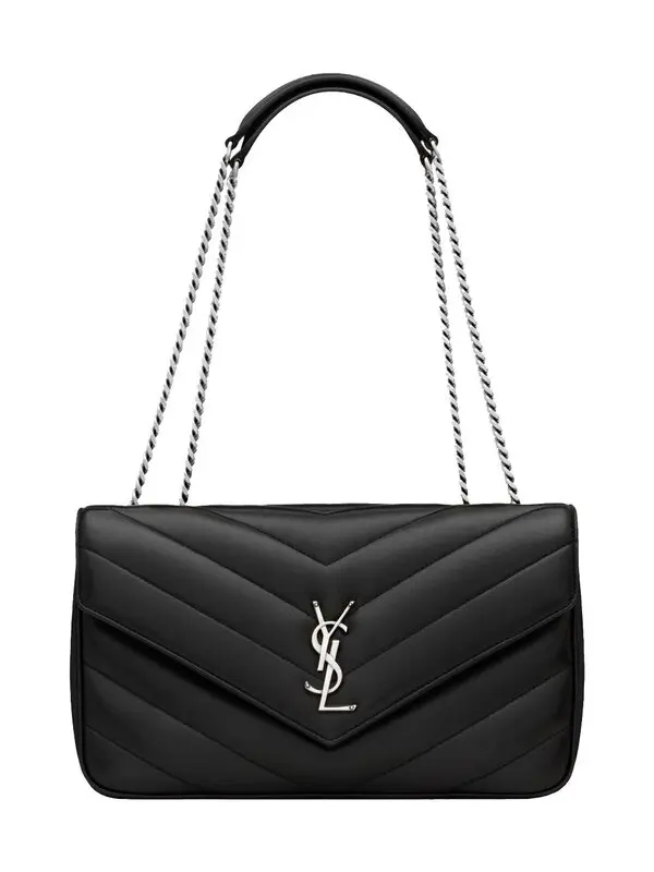 Saint Laurent Borsa Loulou Medium - Black