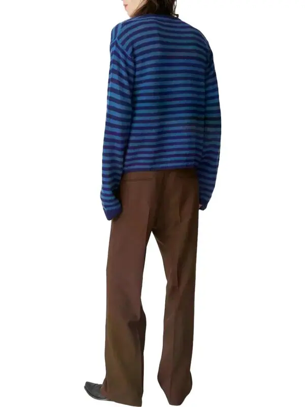 STOCKHOLM SURFBOARD CLUB Tommy Striped Sweater - Blue