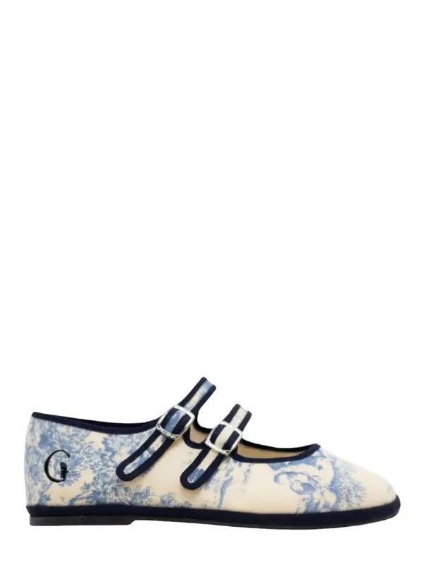 GONDOLINA SHOES Neutrals Biennale Mary Jane - Blue