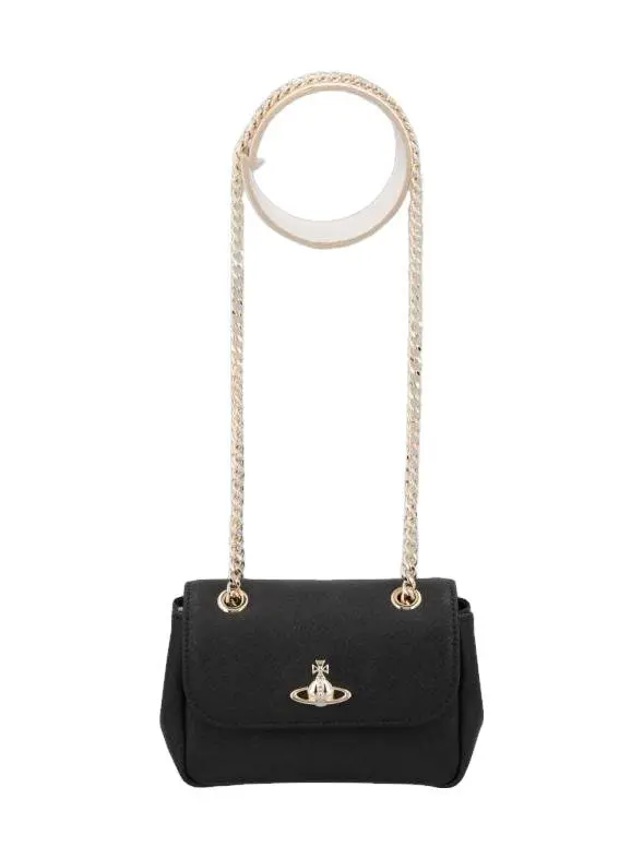 VIVIENNE WESTWOOD Borsa Small Con Catena - Black