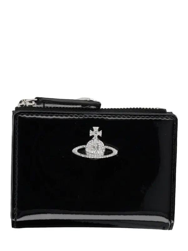 VIVIENNE WESTWOOD Portacarte Slim Con Orb - Black