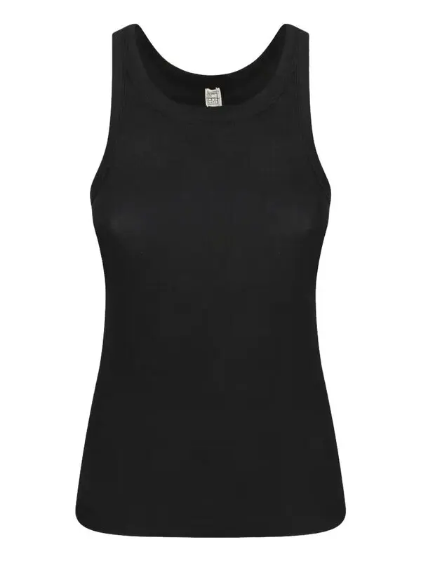 TOTEME Curved Rib Tank - Black