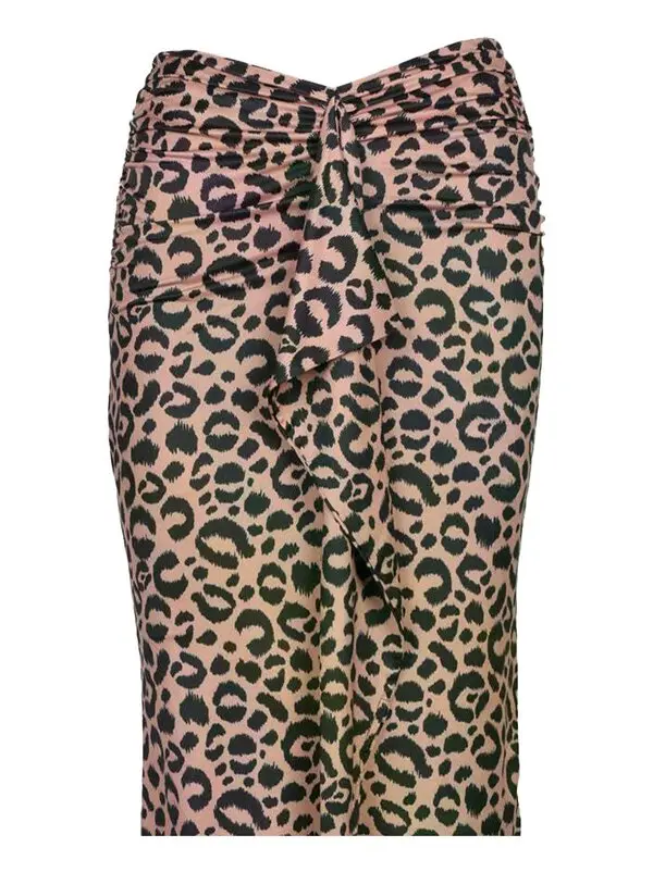 Essentiel Antwerp Joya Leopard-print Skirt - Neutrals
