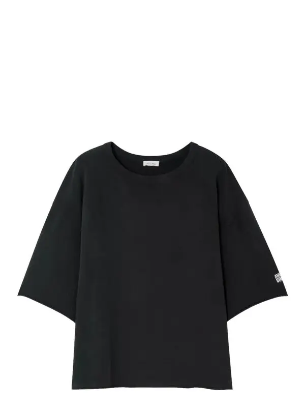 American Vintage Ykobow Logo-print T-shirt - Black