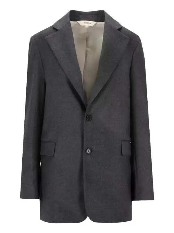Barena Venezia Galà Flan Flannel Single-breasted Jacket - Grey
