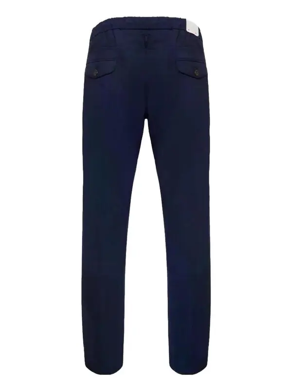 Eleventy Drawstring-waist Trousers - Blue