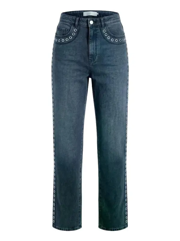 Marni Eyelet-embellished Jeans - Black