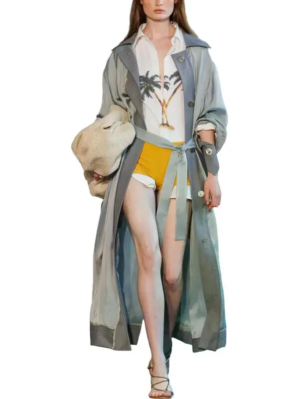 Christopher Esber Retract Tailored Oversized Duster Coat - Grey