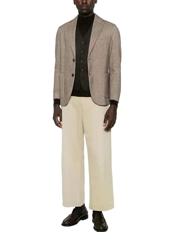 Emporio Armani Button-up Waistcoat - Brown