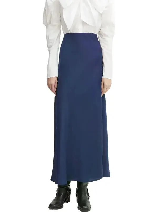 BRUUNS BAZAAR Acacia Joanelle Zip-fastening Maxi Skirt - Blue