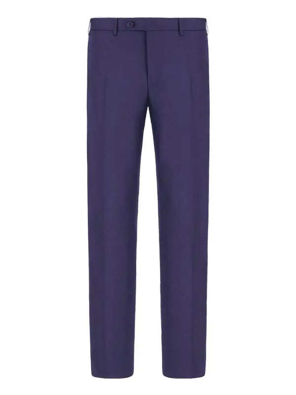 Canali Pants In Wool - Blue