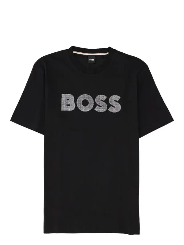 BOSS T-shirt Con Logo - Black