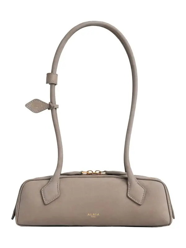 Alaïa Small Nubuck Le Teckel Shoulder Bag - Black