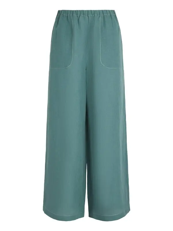 ERES Linen Eblouissant Trousers - Blue
