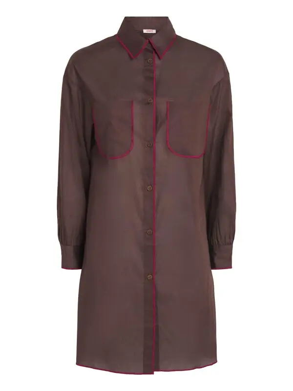 ERES Cotton Phare Shirt - Brown
