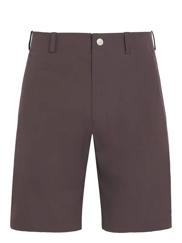 ALBA Cotton-blend Techno Shorts - Brown